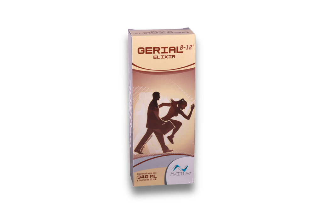 GERIAL B-12 ELIXIR SOLUCION C/340 ML | DIFAM